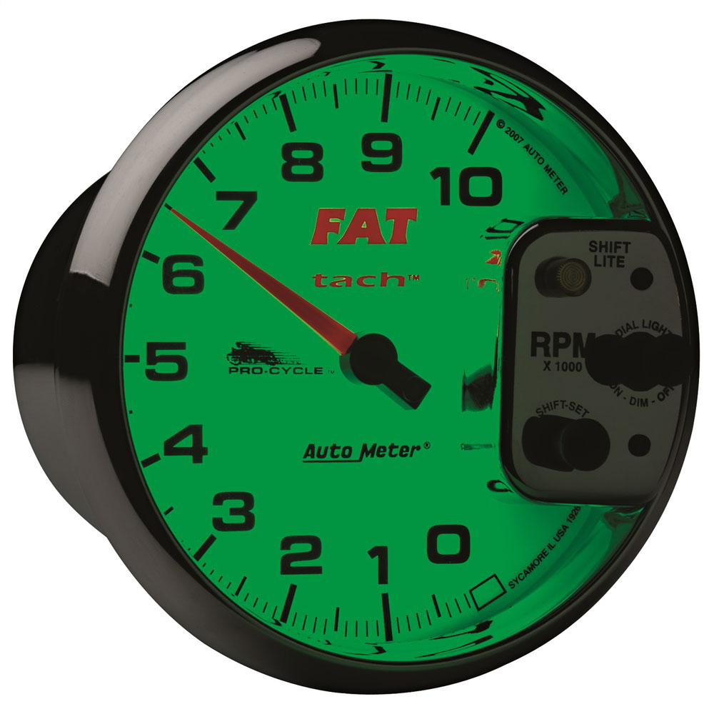 Auto Meter Tachometer Gauge 19265; Pro Cycle 0 to 10000 RPM 5.000 in ...