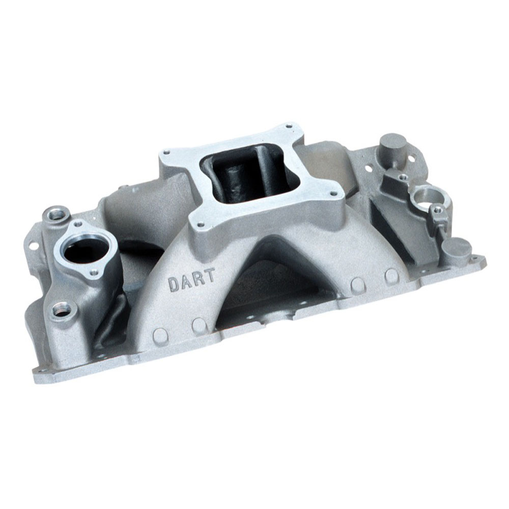 Dart Intake Manifold 42411000; Single Plane Satin Aluminum for Chevy ...