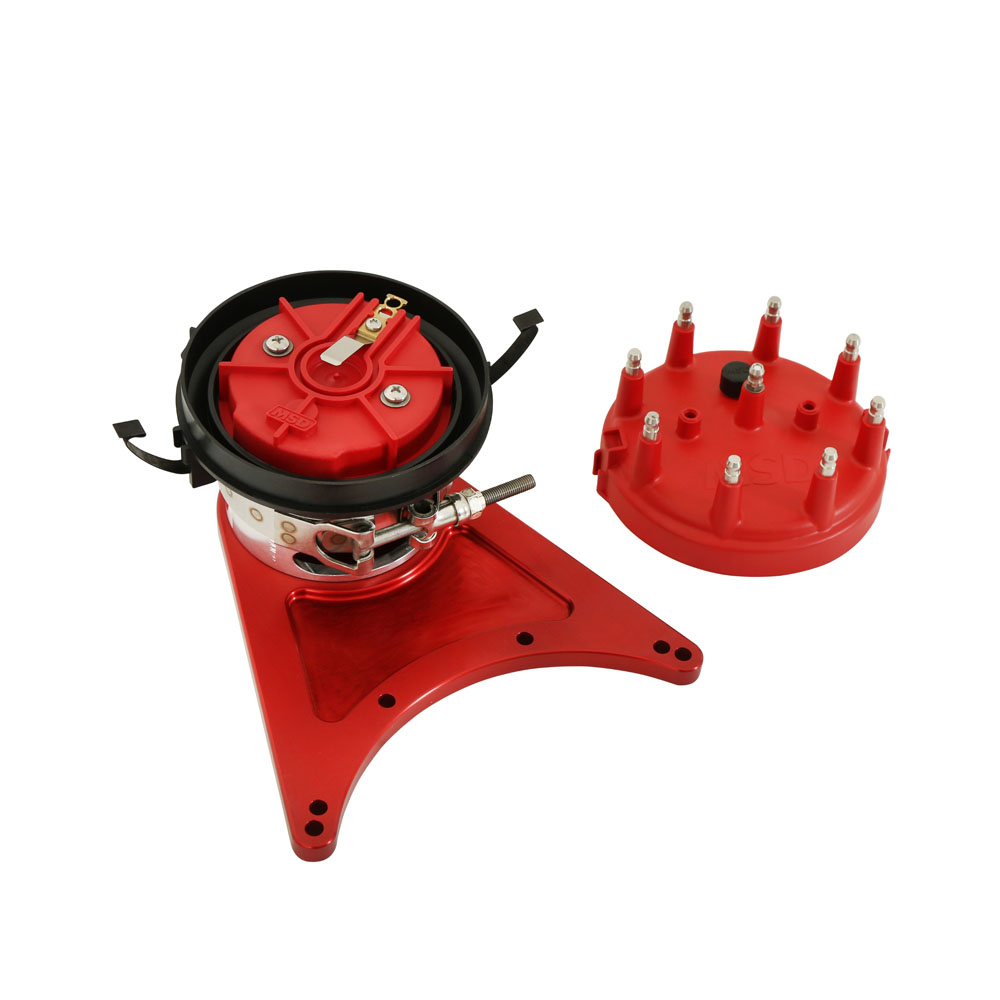MSD Distributor 8520; Pro Billet Front Drive Mechanical Crank Trigger ...