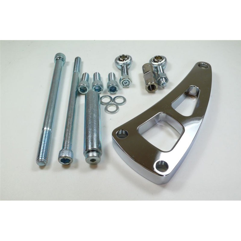 RPC Alternator Bracket R6408; Turnbuckle Style Long Chrome Outward for ...