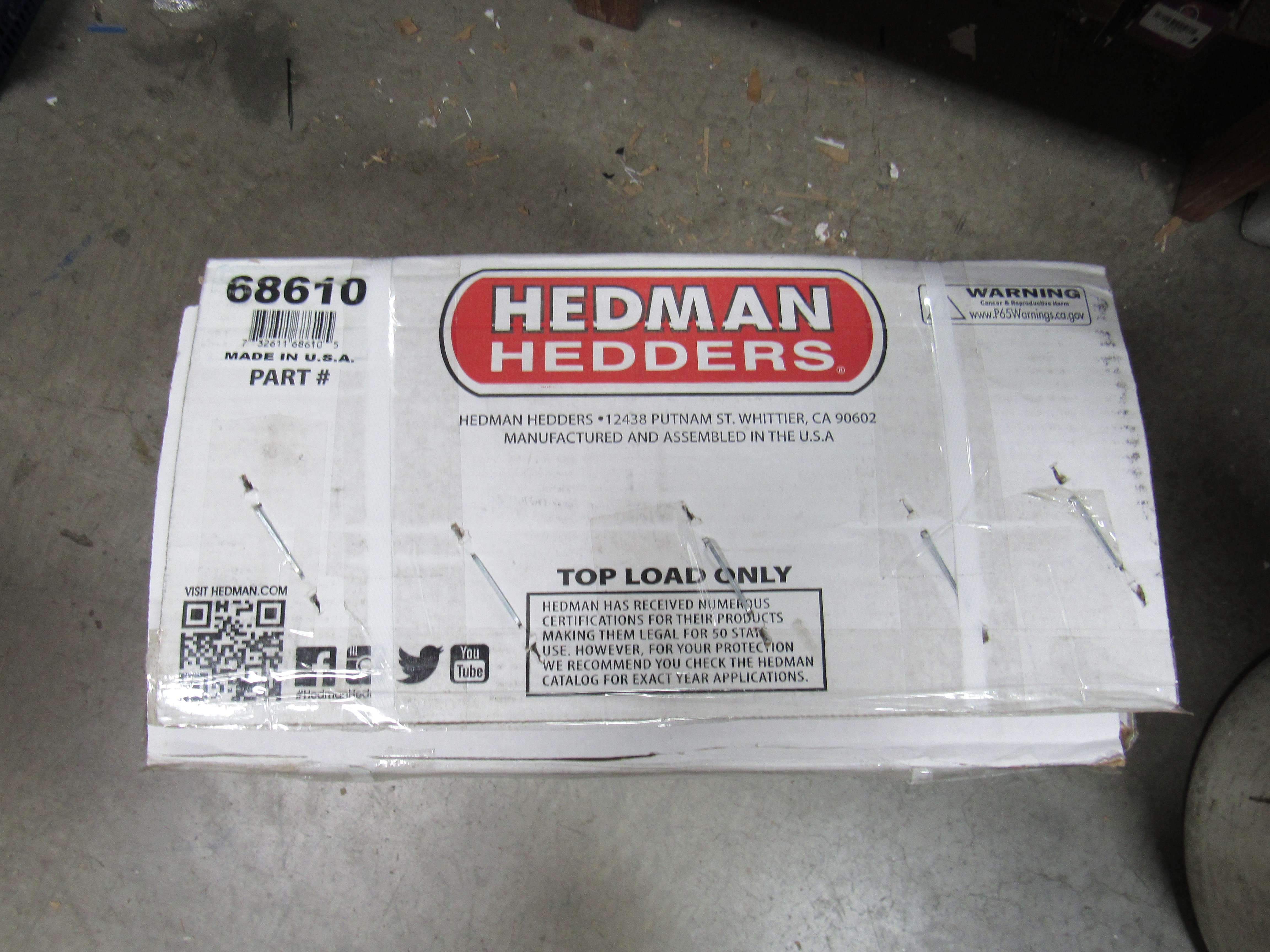 Hedman Exhaust Header HED68610; Scratch and Dent 1.750 in. 3.000 in ...